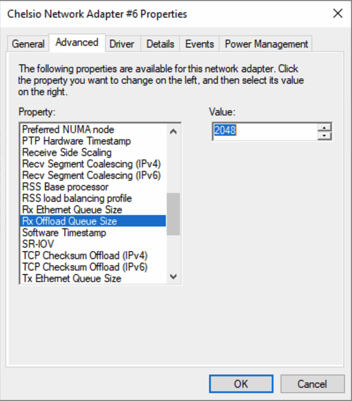 How do I enable Jumbo Frames on a server?